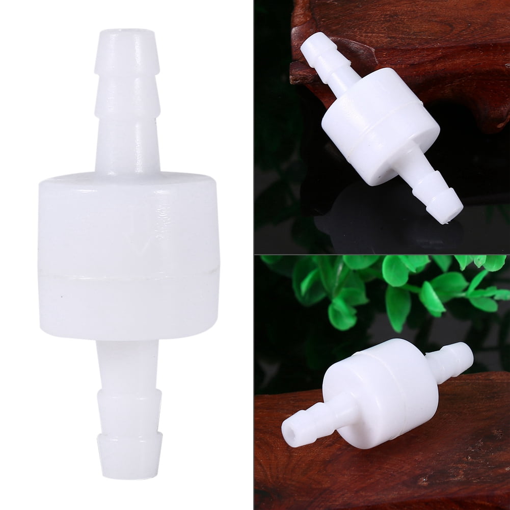 TOPINCN Plastic One Way Valve, Check Valve,6mm Inline Check Valve Fuel ...