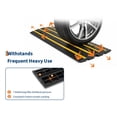 Heavy Duty Rubber Curb Ramp, 48.8" Driveway Curb Ramp for Low Clearance ...