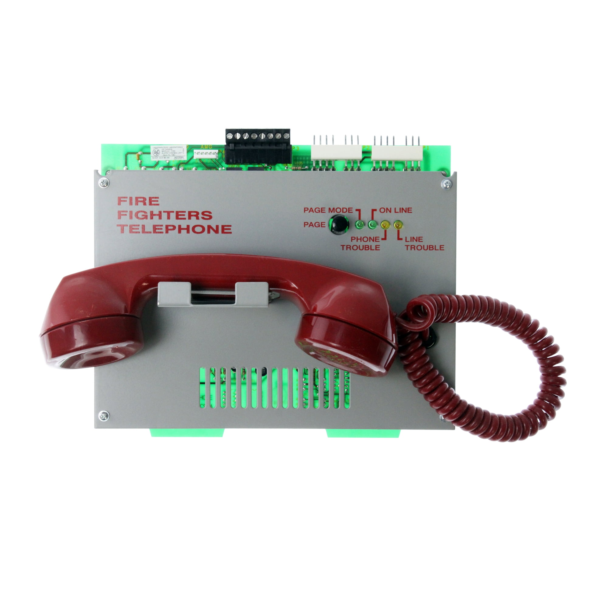 Notifier FFT-7 Fire-Fighters Telephone Page Call Station Module ...