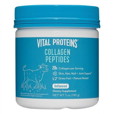 Vital Proteins Collagen Peptides Stick Pack Box, Unflavored, 10g, 20 ...