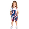 CHENge Boys Girls American Overalls Adjustable Straps 4th of July ...