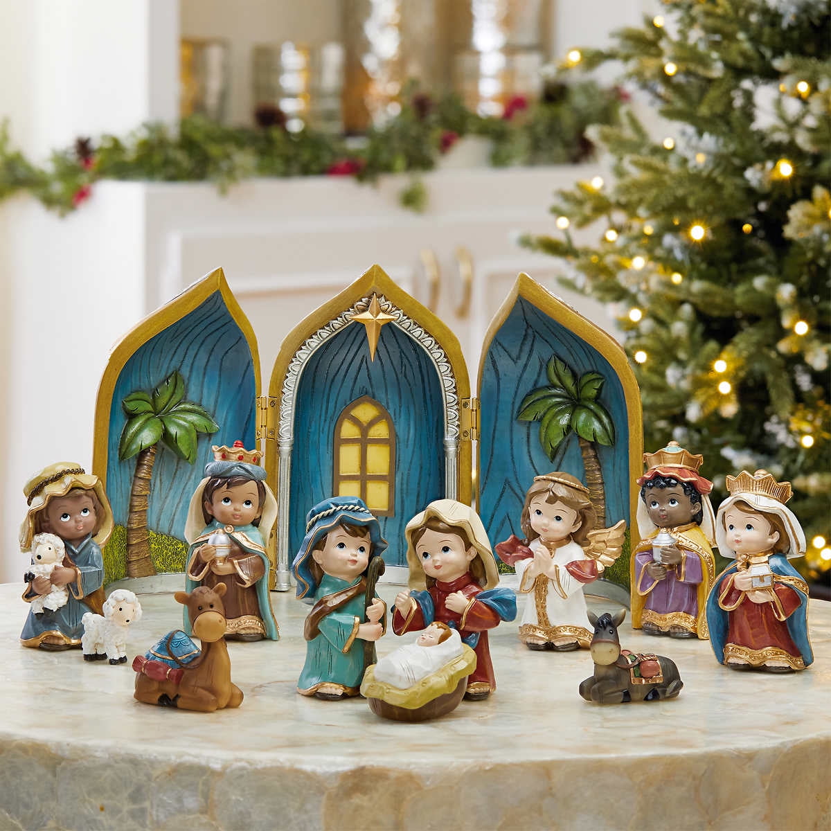 Baby Nativity, 12 Piece Set - Walmart.com