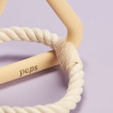 Peps Pet Toy Natural Rubber Triangle w/Cotton Rope (Small Size) Tan ...