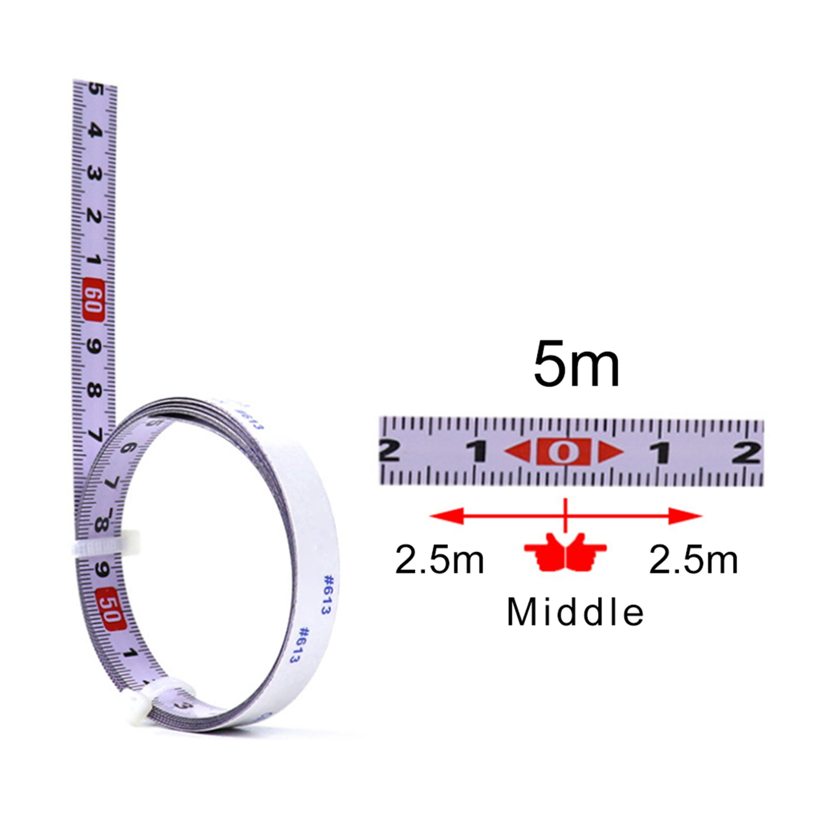 Self Adhesive Tape Measure Steel Tape Ruler Metric Scale for Saw Table ...