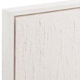 Bouclair Blanc Cadre ton sur ton abstrait 16 X 20 po (40.64 X 50.8 cm ...