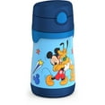 Thermos 10 oz. Vacuum Insulated Stainless Steel Straw Bottle - Mickey Mouse - Walmart.com