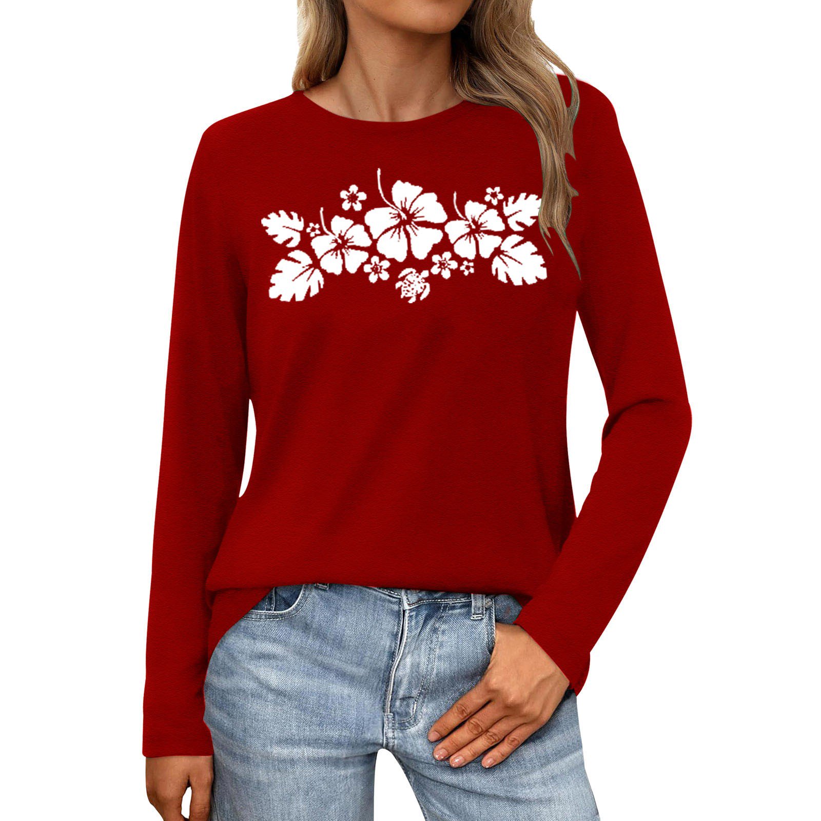 Click here for Huitkmm Cotton T Shirts For Women Womens Casual Pr... prices