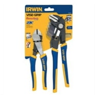 Irwin Tools VISE-GRIP Groovelock Pliers, Straight Jaw 8 & 10 in ...