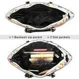 MKP Women Two Tone Handbags Fashion Shoulder Bag Work Tote Satchel ...