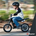 Razor Mini Youth Motocross MX125 Electric Dirt Bike - Black, Ideal for Kids 7+, 40-80 lbs with ...