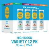 High Noon Vodka Hard Seltzer, Variety Pack, 12 Pack, 12 fl oz Cans, 4.5 ...