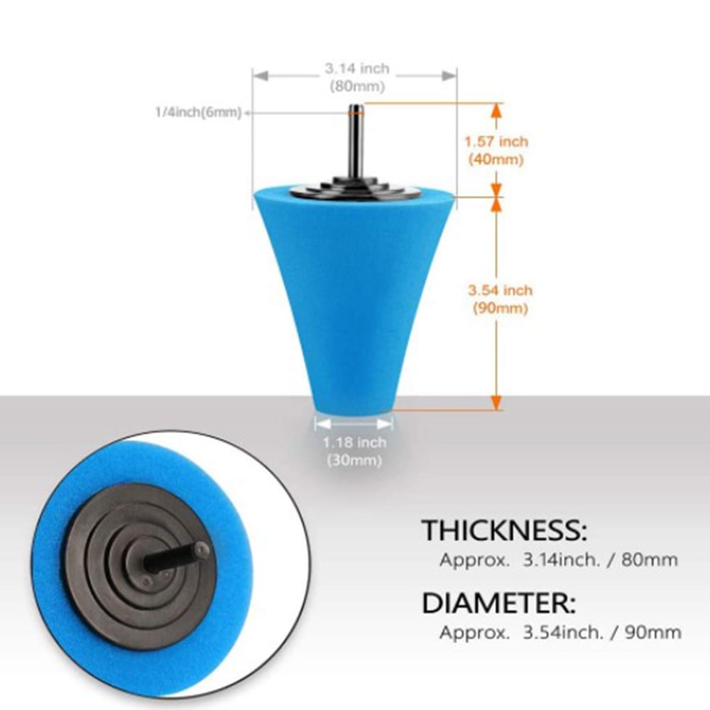 Click here for Unbranded 9pcs 1/4inch Shank Sponge Buffing &polis... prices