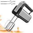 5-Speed Electric Hand Mixer with Whisk, Traditional Beaters, Dough ...