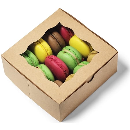 Bakery Boxes 6x6x2.5" Brown [50Pack] | by CPDD Pastry Containers | Baby ...