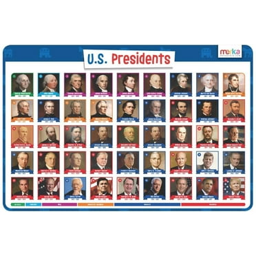 Painless Learning Presidents Placemat - Walmart.com