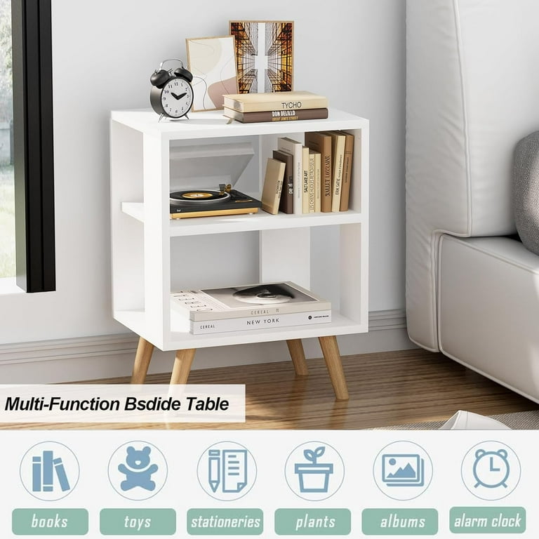 Modern Functional Bedside Table Modern Retro Nightstand, Bedside Table