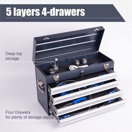 Haus Quick-Release Snap Rail Garage Organizer, 59-Piece Storage Tool ...