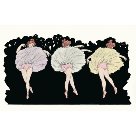 Can-Can Dancers Poster Print By Mary Evans Picture Librarypeter & Dawn ...