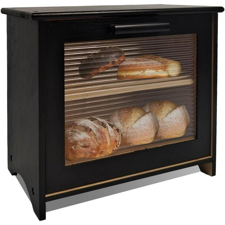 Bread Container LOHASOK Bread Box For Kitchen Countertop Large ...