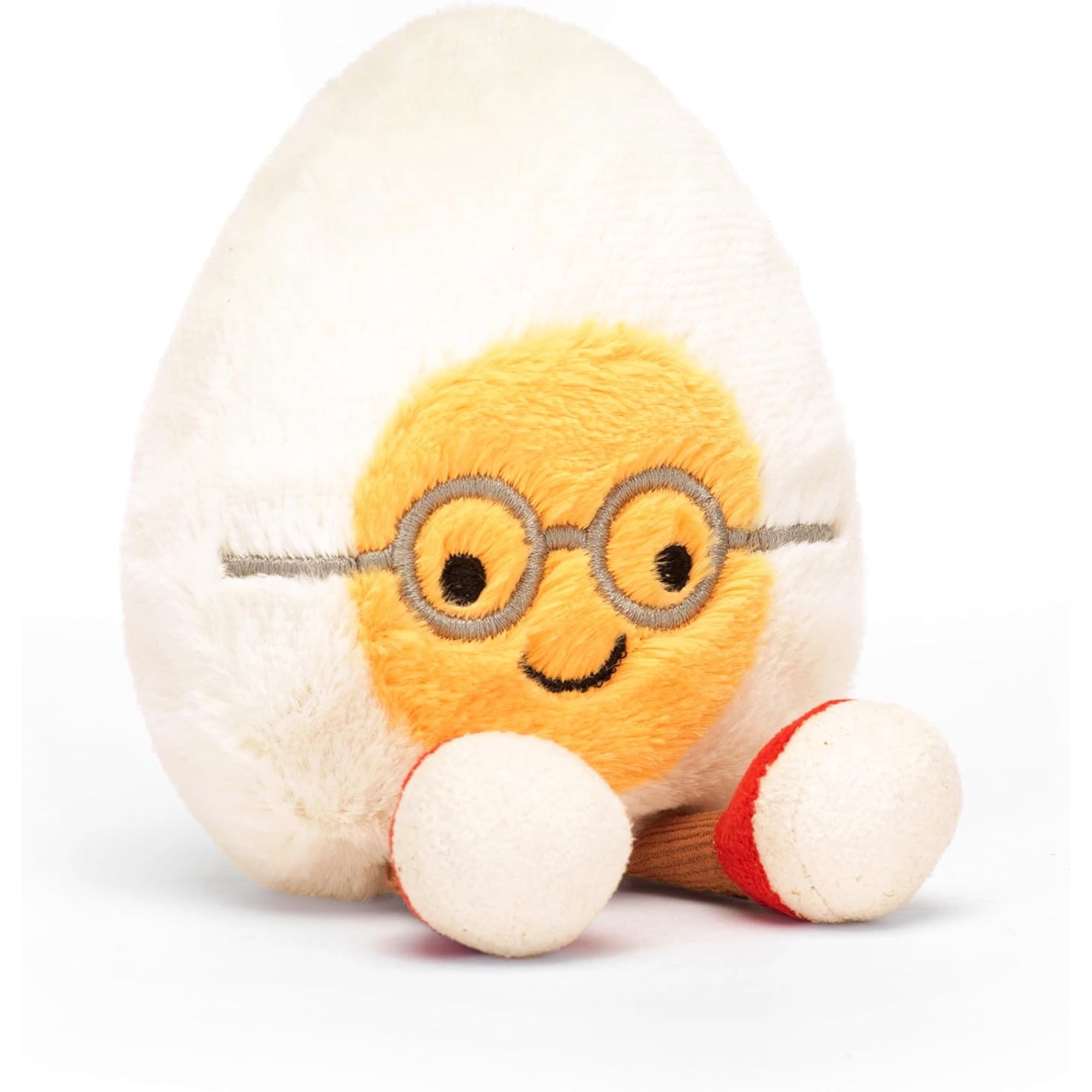 Click here for Jellycat Amuseables Boiled Egg Geek Stuffed Toy  S... prices