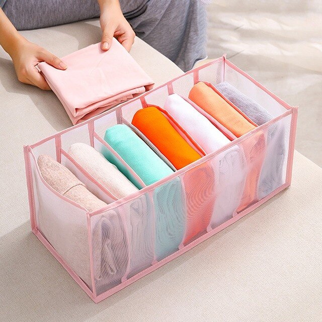 Wardrobe organizer Jeans storage boxes Closet Organizer Foldable ...