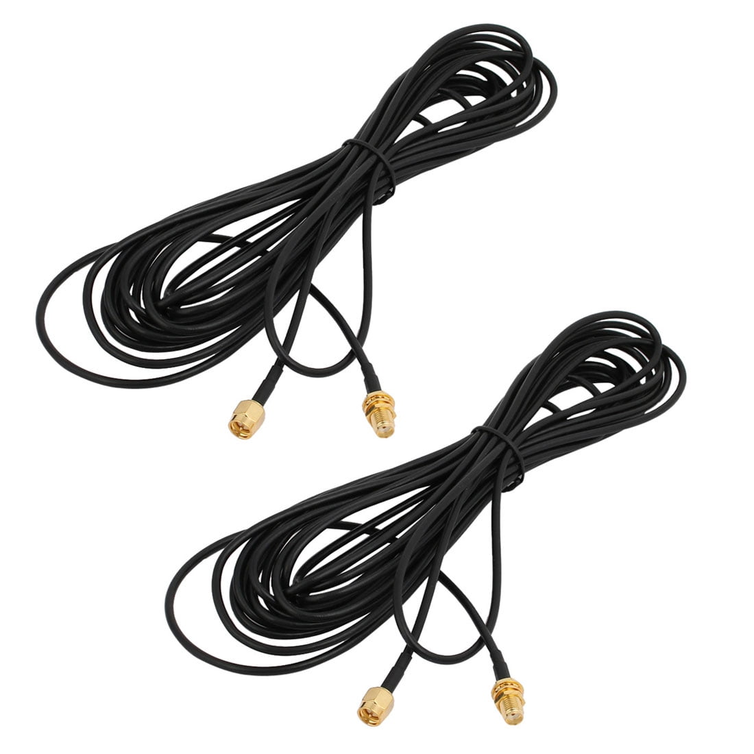 Unique Bargains 2pcs RG174 Coaxial Antenna Extension Cable SMA Female ...