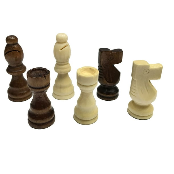 Hi.FANCY Wooden Chess Set 7.7cm King 32 chess figures Chess Pieces ...