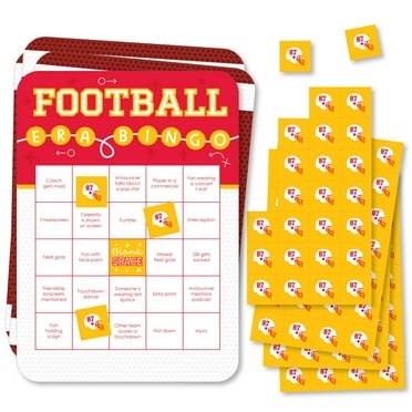 Big Dot of Happiness The Big Game - Commercial Bingo Cards and Markers ...