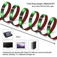 Walmart LED RGB Strip Lights, 6.56ft for 40-60in TV, USB Kit with ...