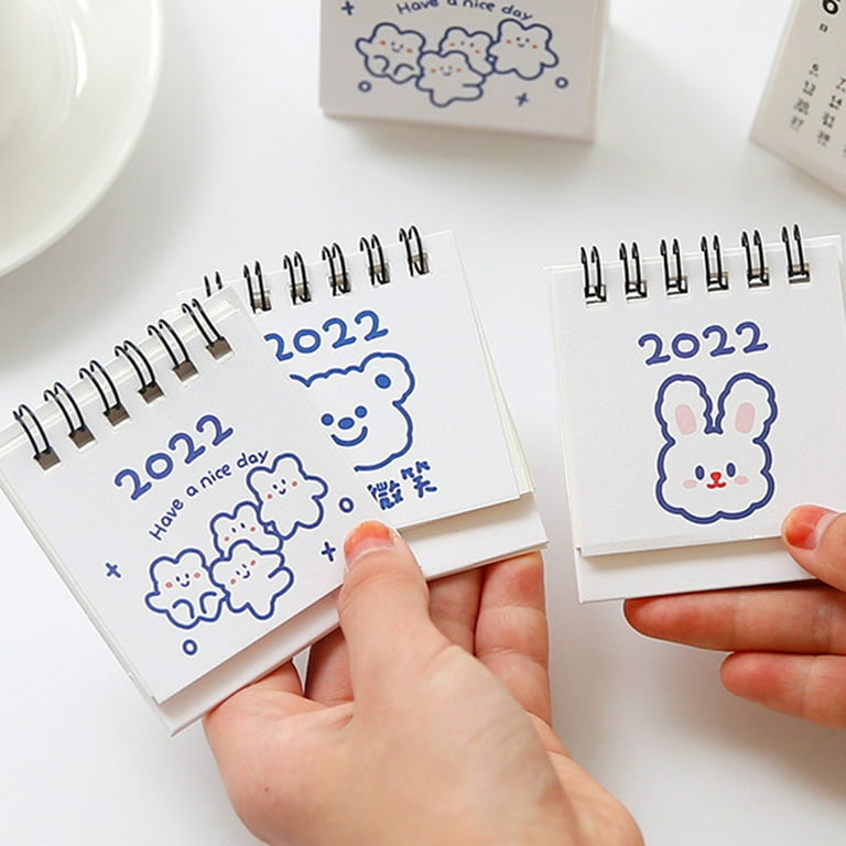 Zebra Print Desktop Monthly Calendar