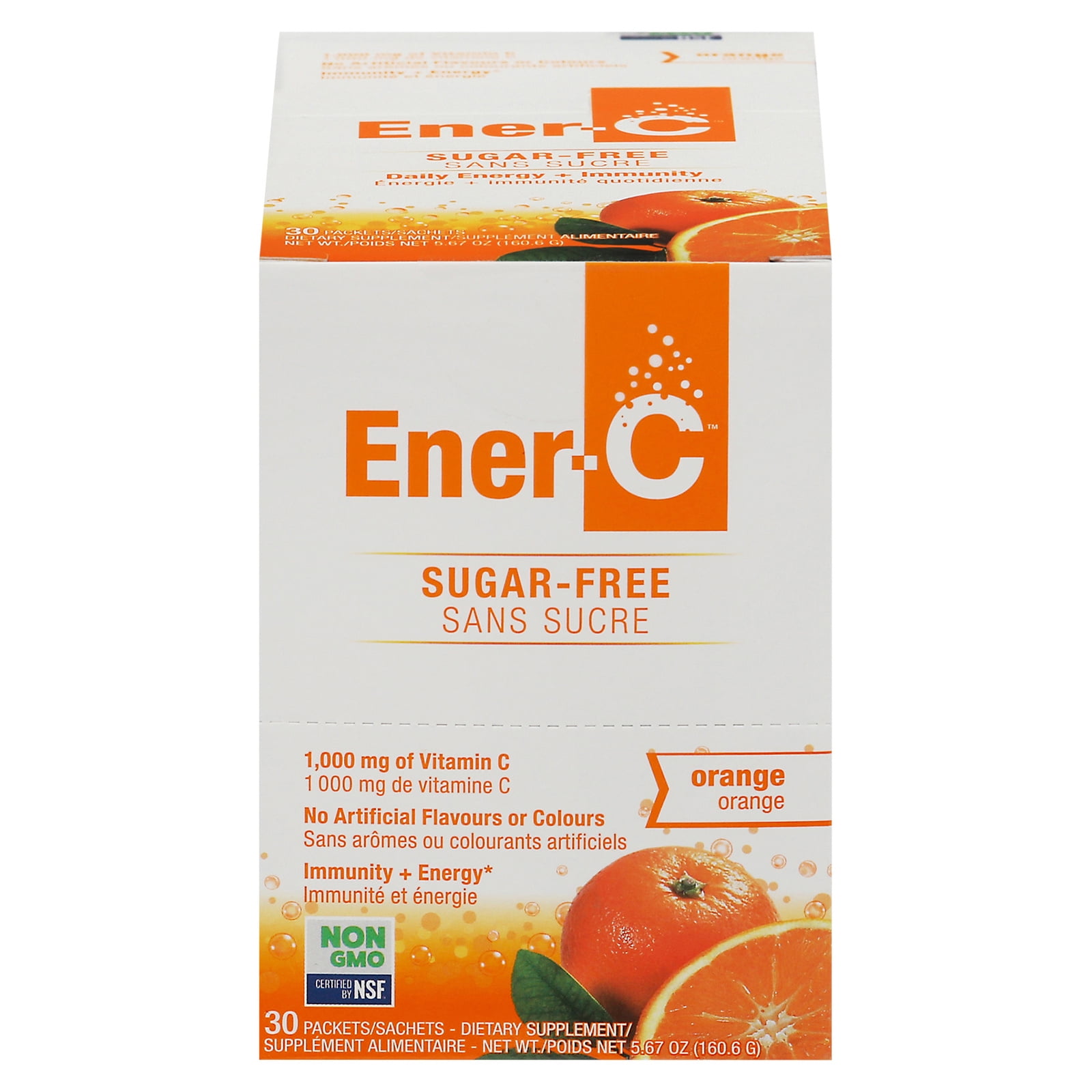 Ener-c - Ener-c Orange 1000mg Sugar Free - 1 Each-30 PKT - Walmart.com