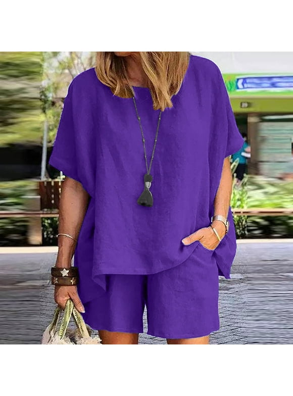 Womens Two Linen Set