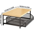Kitchen Countertop Organizer with Drawer & Wire Basket, 2026 New Sturdy ...