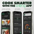"CHEF iQ Smart Meat Thermometer, WiFi Unlimited Range, 5 Sensors, 2 ...