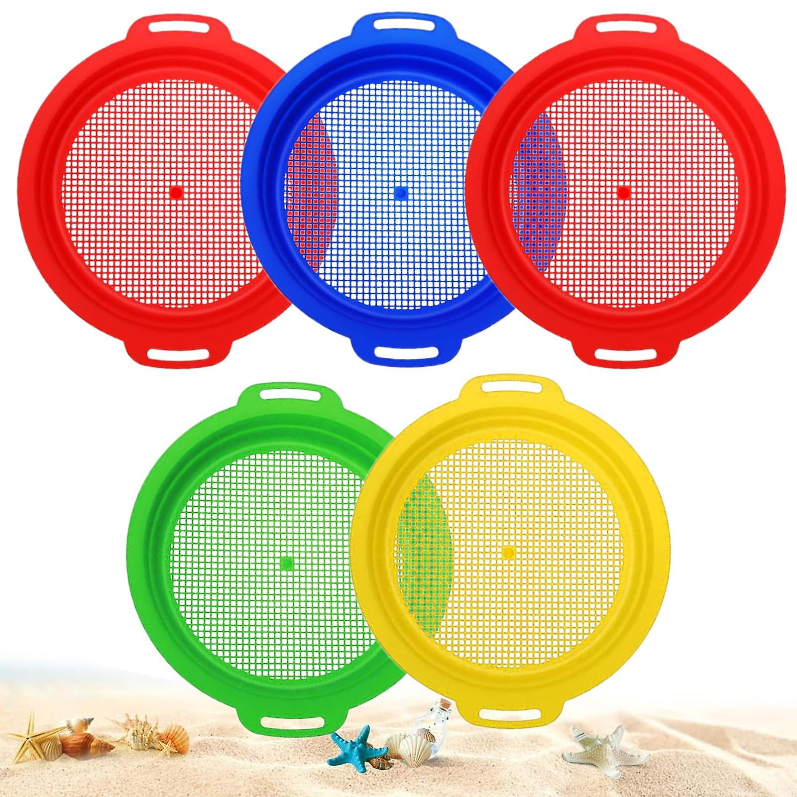 Click here for Geecy Pack Of 5 Beach Sand Sifters Sieve  Children... prices