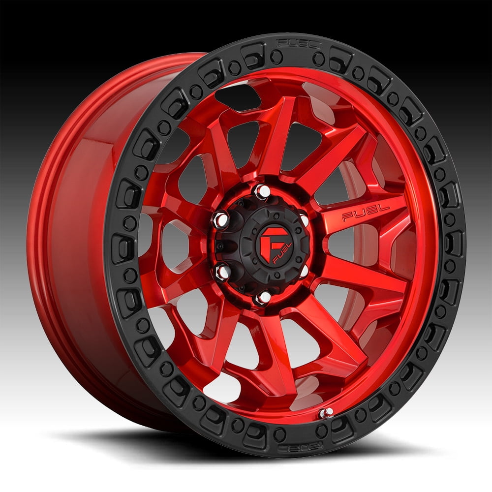 Fuel D695 Covert Candy Red 18x9 6x135 -12mm (D69518908945) - Walmart ...