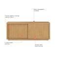 Beautiful Fluted TV Stand for TV’s up to 70” by Drew Barrymore, Warm ... Beautiful Fluted TV Stand for TV’s up to 70” by Drew Barrymore, Warm ...
