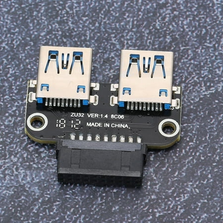 Onboard USB Extension Adapter, Black Mini USB3.0 To USB Female Adapter ...