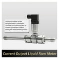 Liquid Turbine Flow Meter 4-20mA Output Digital Flow Meter 304 ...
