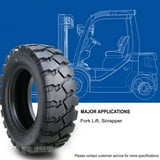 Free Shipping! SUPERGUIDER HD 28x9-15/14TT Puncture-Resistant Forklift Tire with Tube Flap, 8.15 ...