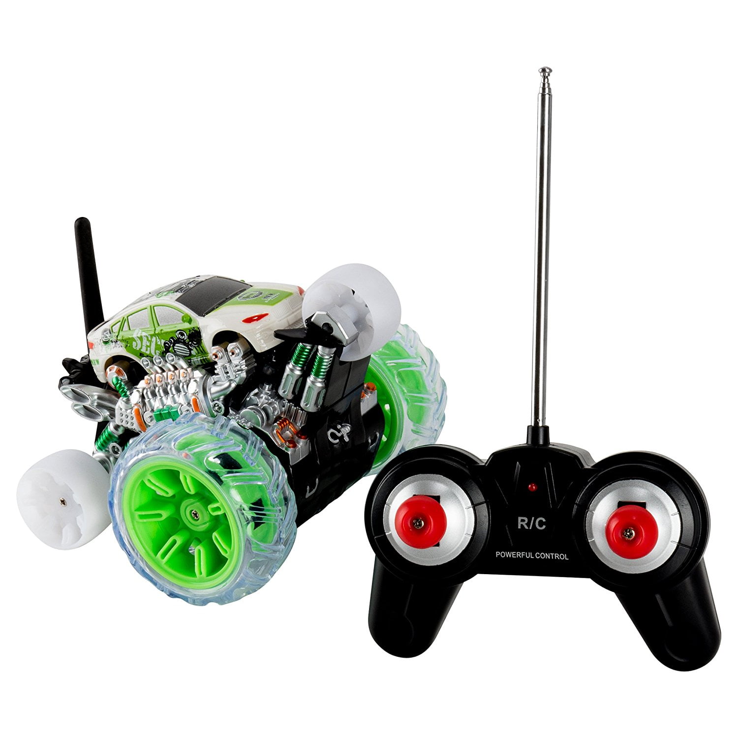 Cyclone Max Extreme RC SUV Monster Car with Acrobatic 360 Rolling ...