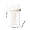 Double-Layer Salad Cup with Spork, Portable Fruit and Yogurt Container ...