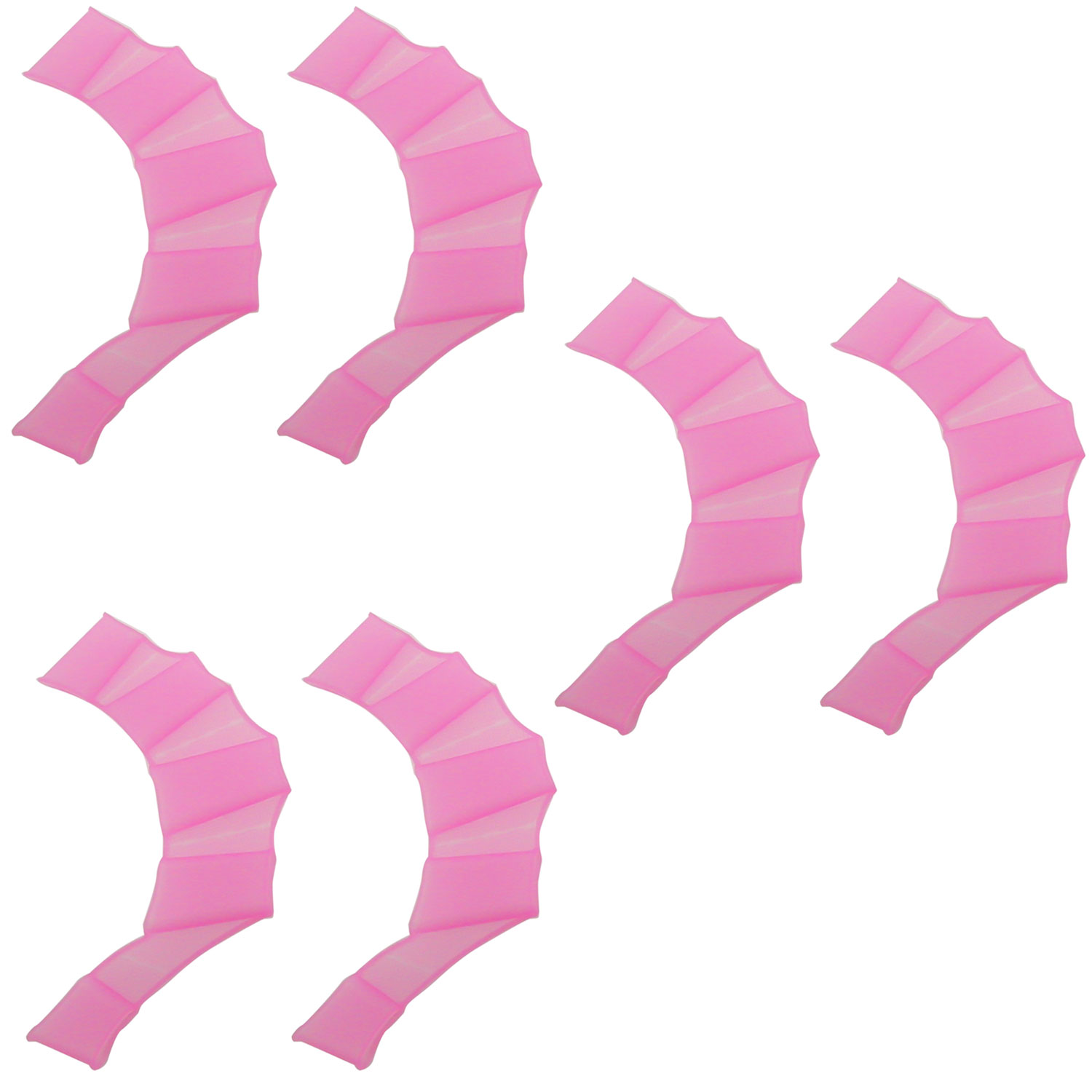 TrendBox 3 Pairs-S Size Swim Swimming Soft Silicone Gear Paddle Fins ...