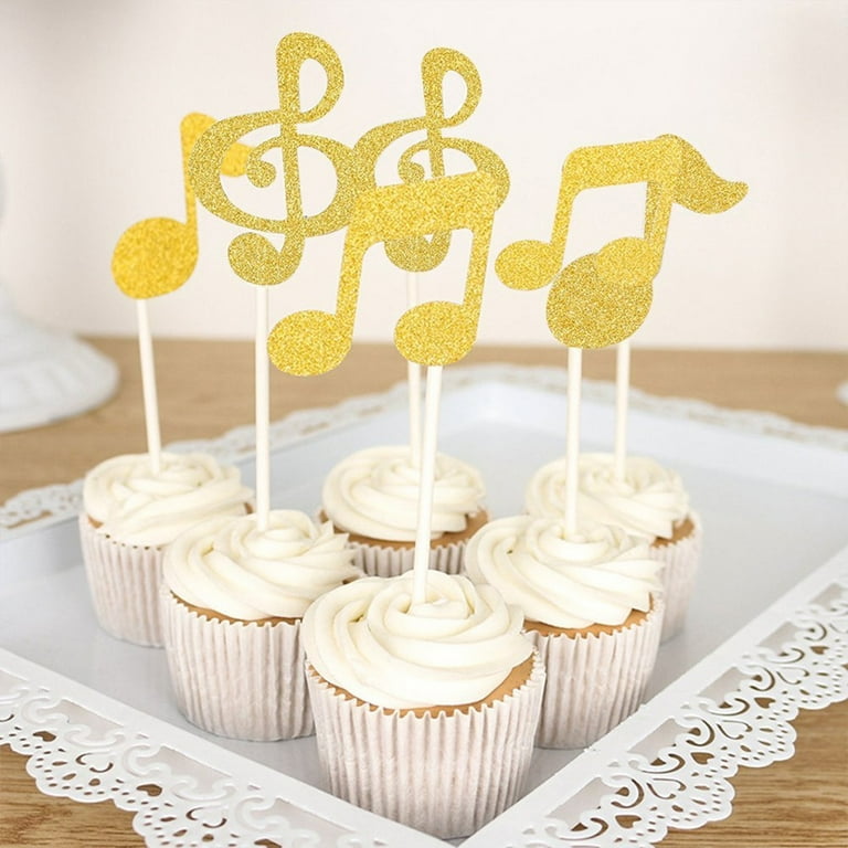 Music Note Cupcake Toppers