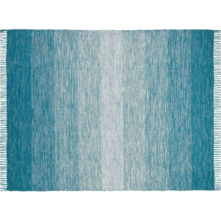 Chesapeake Cotton Ombre Teal Area Rug (5'x7') - Walmart.com - Walmart.com