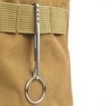 2pcs Stainless Steel Keychain Pocket Clip Home Camping Key Rings Clasps ...