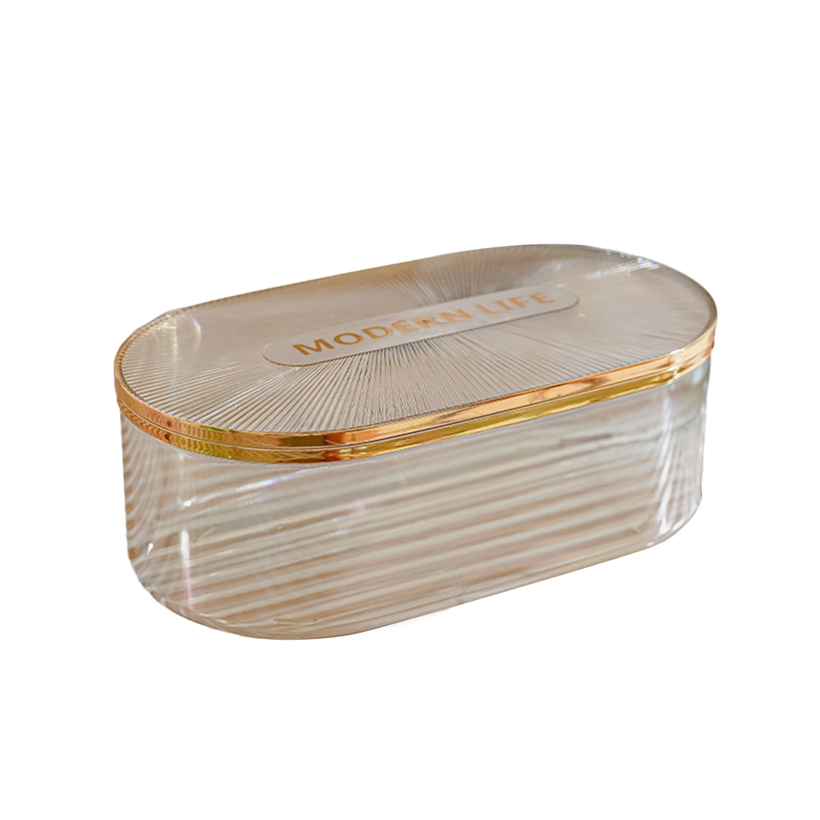 Transparent Acrylic Storage Box with Lid - Cute Bear Face Shield ...