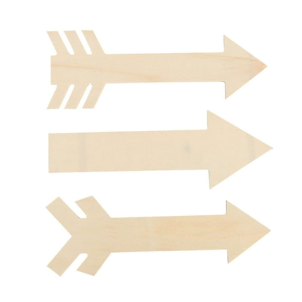 DIY Unfinished Wood Arrows, Craft Kits, Home Decor, Adult General Craft ...