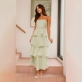 2026 European and American Summer New Women's Light Sage Green Textured ...