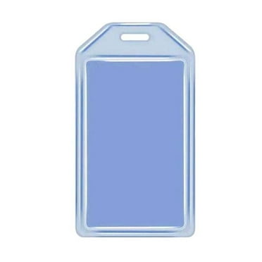 MyID® Cardholder, Rubberized Blue, 3-1/4" x 2" Window - Walmart.com
